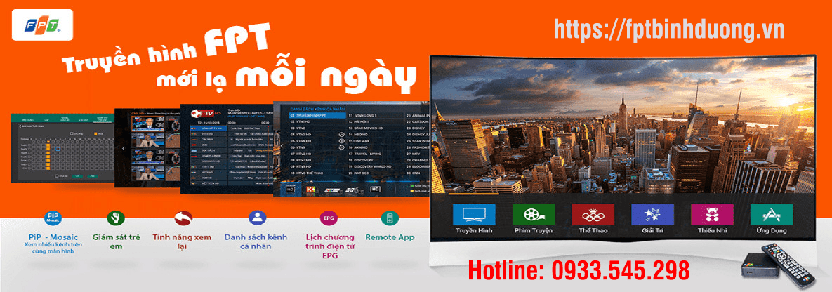 FPT Bình Dương - Công Ty FPT Bình Dương, Lắp Mạng FPT